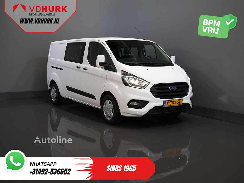 Ford Transit Custom 340 2.0 TDCI 130 pk L2 Dubbel Cabine DC BPM VRIJ! minibus furgon