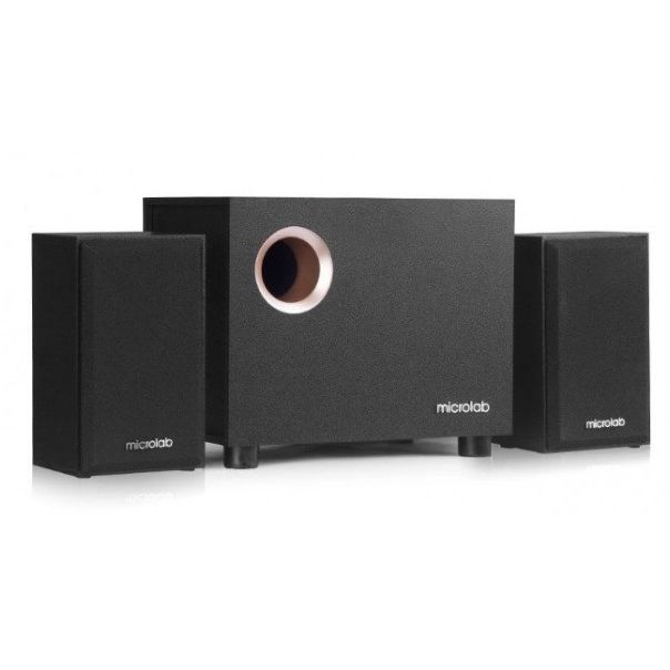 MICROLAB M105 Aktivni drveni zvucnici 2.1 10W RMS (5W+2x2,5W) 3,5mm