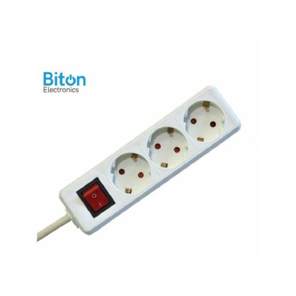 Biton Electronics Prenosna priključnica 3 / 3 met prekidač PP/J 3X1.5mm (ET10105)