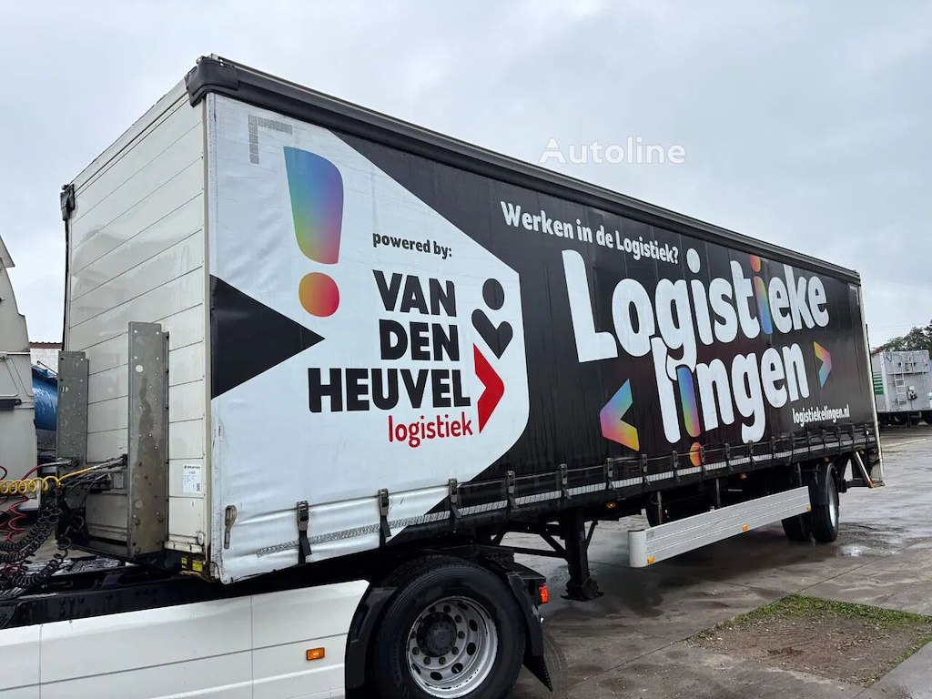 Groenewegen 11M City-trailer Stuuras Dhollandia Laadklep 2000KG APK/TUV 08-0 poluprikolica sa kliznom ceradom