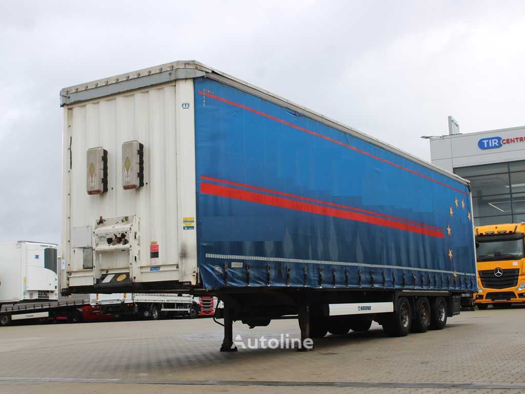 Krone MEGA LINER, LOWDECK, LIFTING AXLE, MULTILOCK poluprikolica sa kliznom ceradom