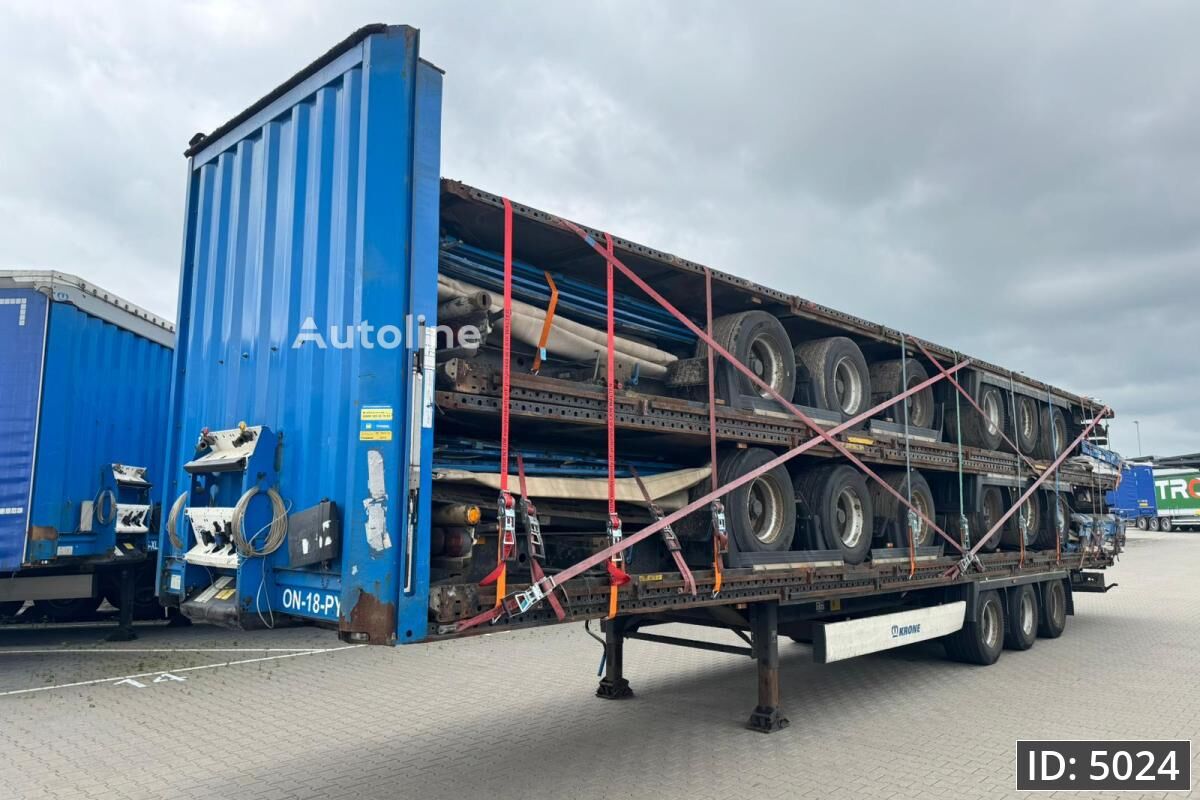 Krone SD / Stack 5x mega / BPW Drum poluprikolica sa kliznom ceradom
