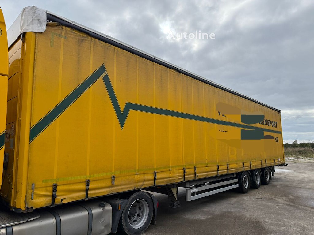 WEB Trailer Lprs24 3-Axle SAF Sliding tarpaulin/Roof Hardwood floor Disc bra poluprikolica sa kliznom ceradom