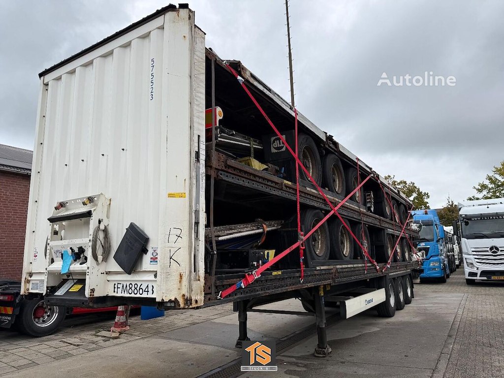 Krone KRONE SD BPW - STACK 5X - GARDINEN/CURTAIN - TOP! poluprikolica sa kliznom ceradom