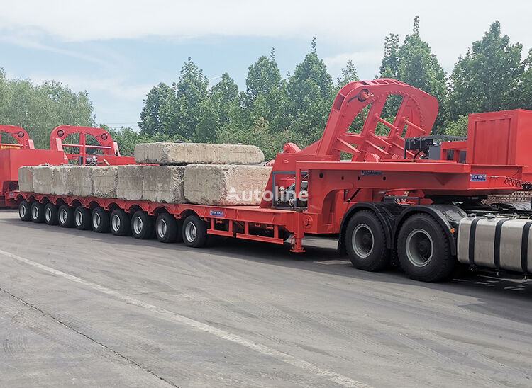 Nova Titan 10 Axle Extendable Windmill Trailer for Sale Price Manufacturers poluprikolica sa niskom platformom