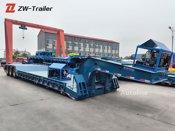 Nova ZW-Trailer 3 Axle RGN Lowbed Semi Trailer for Ghana poluprikolica sa niskom platformom