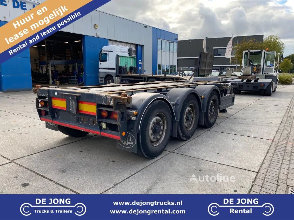 Renders Euro 800 3DFCST / Container chassis / 45FT / 1x Lift Axle / 2x E poluprikolica za prevoz kontejnera