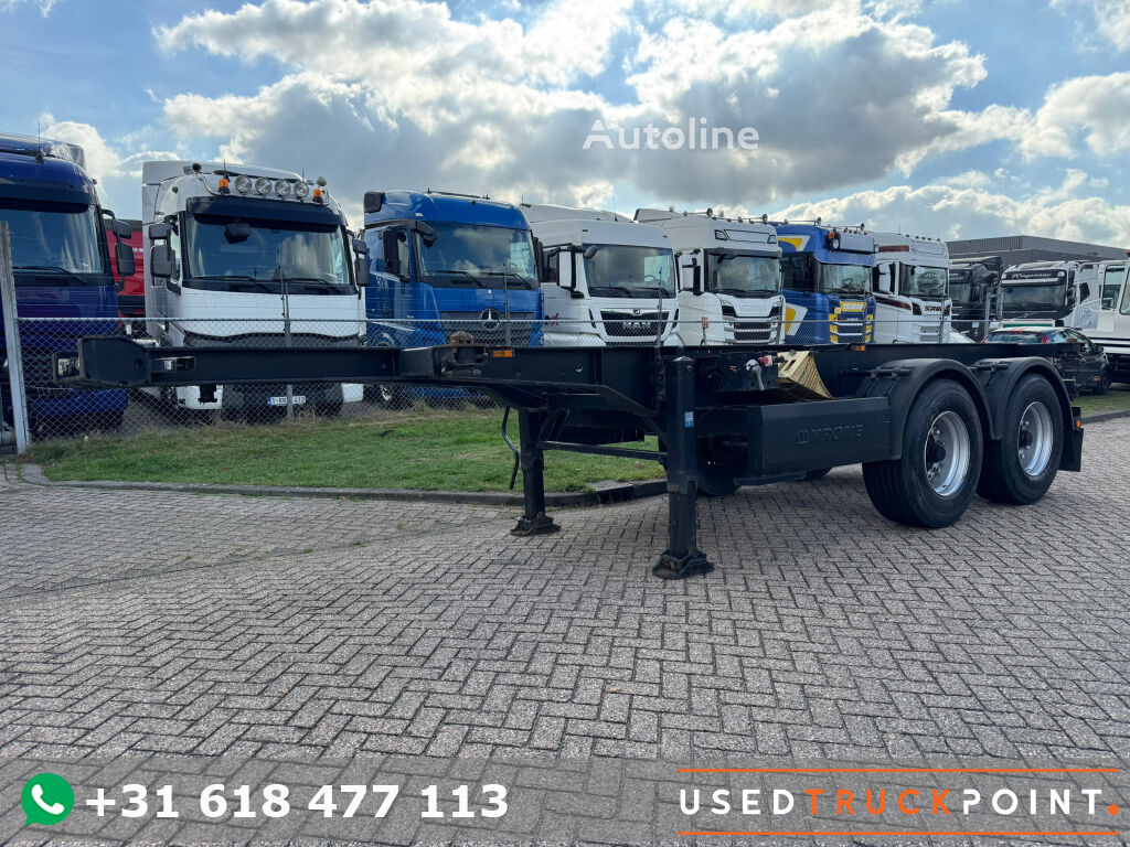 Krone 2-Axle / 20 FT Chassis / BPW / TUV: 2-2026 / Belgium Trailer poluprikolica za prevoz kontejnera
