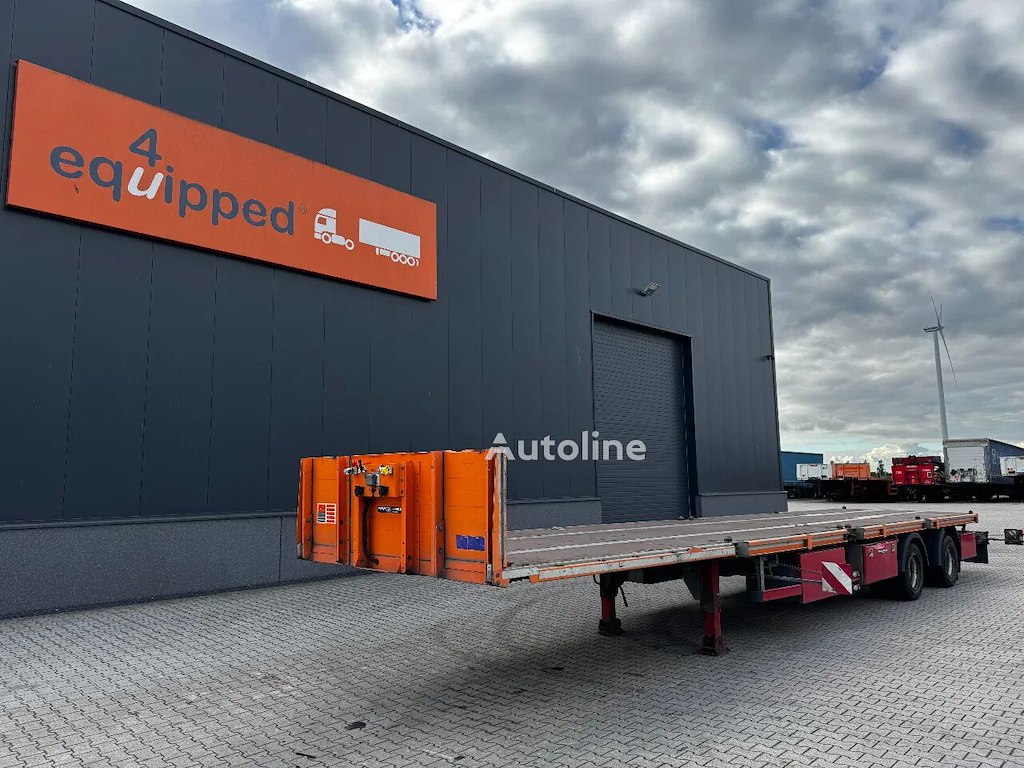 Rufa MEGA PLATFORM / LENKACHSE/ 12 TWISTLOCKS 1x 40FT + 2x 20FT (HECK poluprikolica platforma