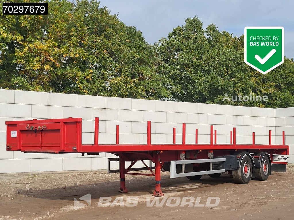 Renders ROC 12.18E Steering Axle poluprikolica sa ravnom platformom