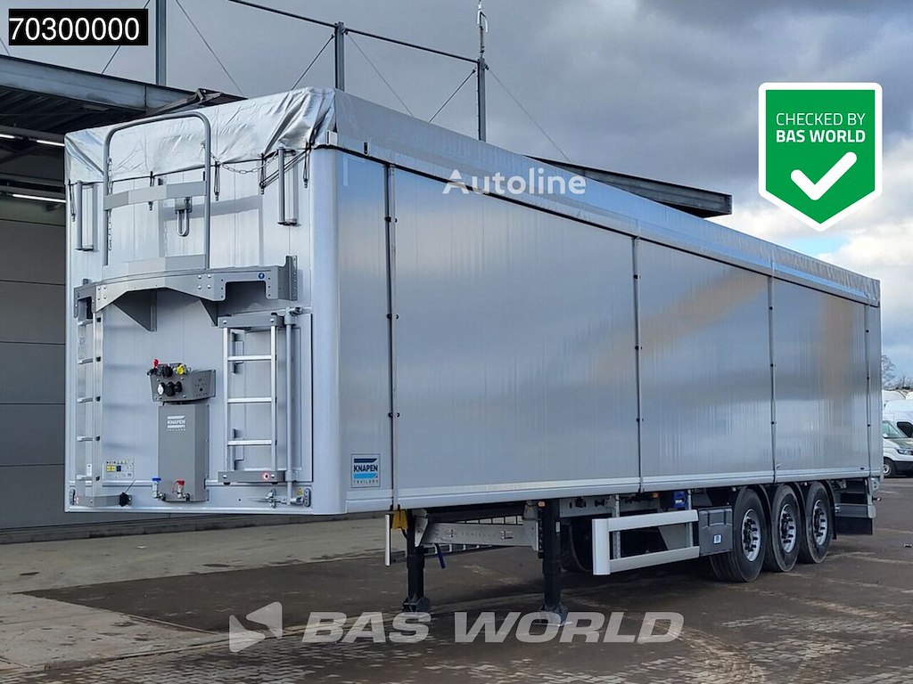 Nova Knapen Trailers K100 10MM 92m3 3 axles NEW 92m3 10mm Liftachse poluprikolica sa pokretnim podom