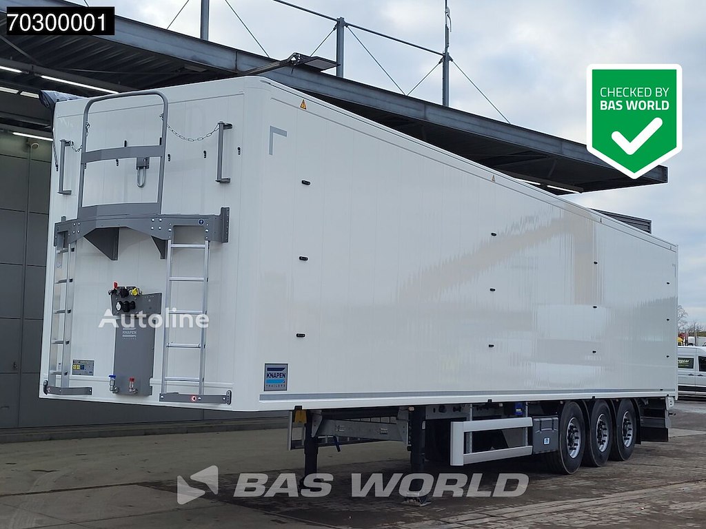 Nova Knapen Trailers K100 10MM 92m3 3 axles NEW 92M3 10mm Liftachse poluprikolica sa pokretnim podom