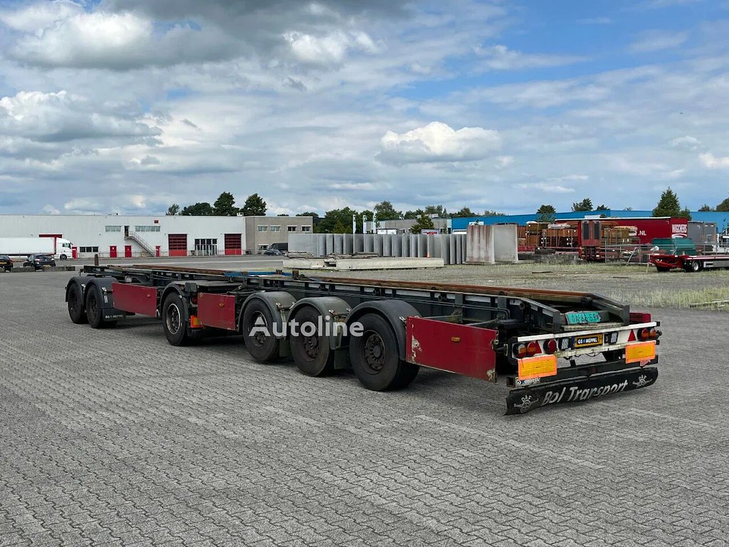 GS Meppel - LZV COMBINATIE - CONTAINER CHASSIS - BANDEN 70% prikolica za kontejnere