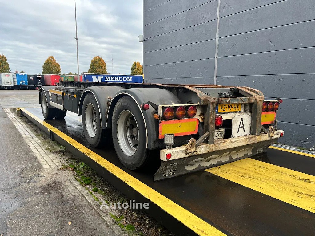 Floor containeraanhangwagen prikolica za kontejnere