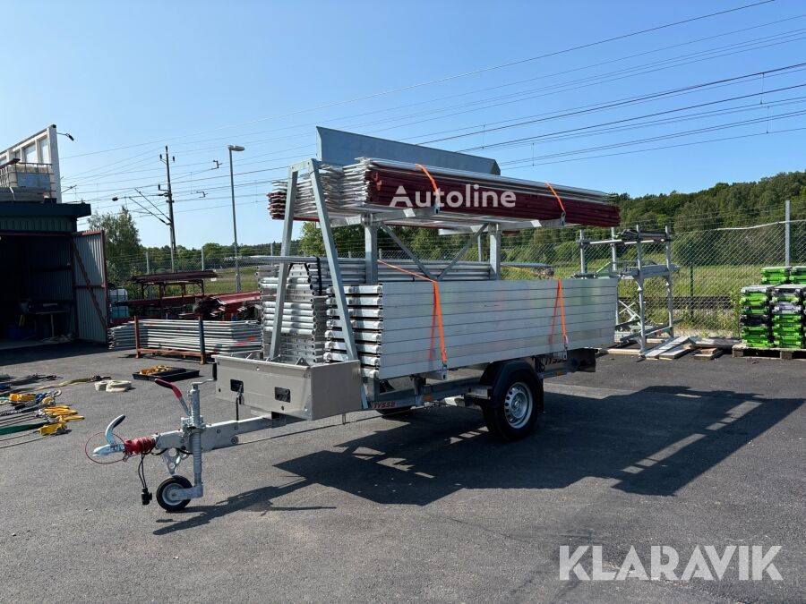 Prodaje se Tysse Släp med ramställning aluminium (Alulock) Tysse prikolicu za građevinske strojeve na aukciji