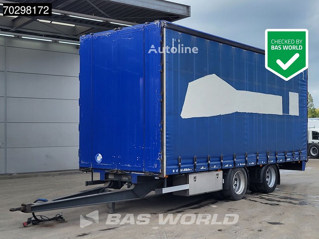 Zwalve A.M.20 2 axles APK 04/26 Liftas prikolica sa kliznom ceradom