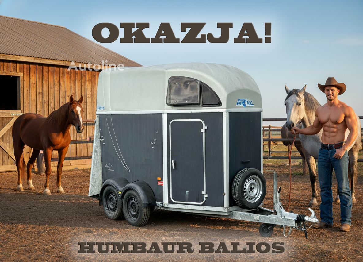 Humbaur Balios horse trailer used VERY GOOD CONDITION prikolica za prevoz konja