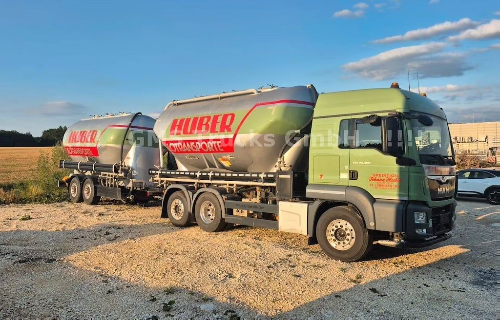 MAN TGS 26.460 - Vacuum truck + trailer kombinovano vozilo za čišćenje kanalizacije