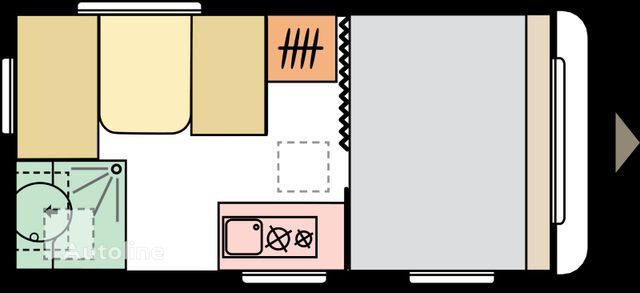 Adria Aviva 400 PS*Fußbodentemp.*2026*Vorlauf* kamp prikolica