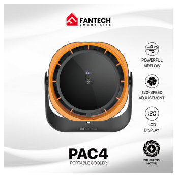 Prenosni ventilator Fantech PAC4 crni