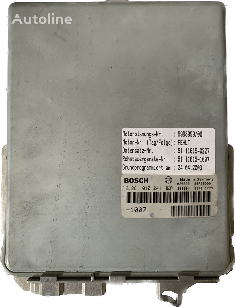 Bosch 0281010241 upravljačka jedinica za MAN tegljača