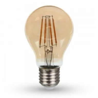 LED sijalica E27 4W 2200K amber staklo A60 V-TAC