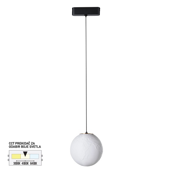 LED magnetna visilica CCT ULTRA SLIM FMS4003-7 BK