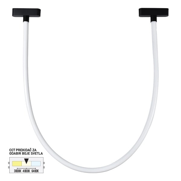 LED magnetna svetiljka CCT ULTRA SLIM FMS4006-20 BK