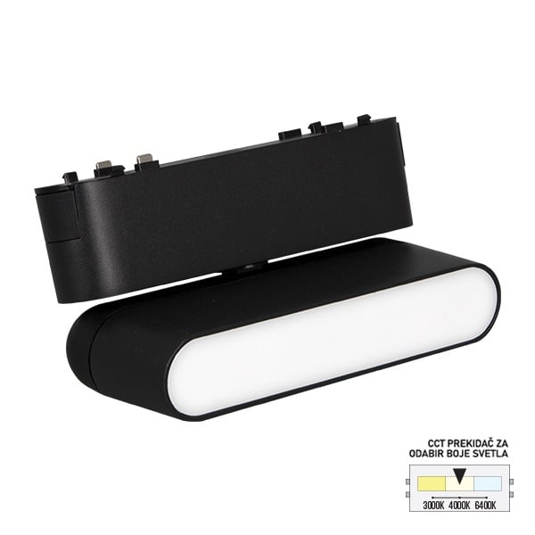 LED magnetna svetiljka CCT ULTRA SLIM FMS1101-6 BK