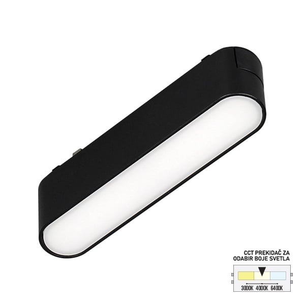 LED magnetna svetiljka CCT ULTRA SLIM FMS1001-6 BK
