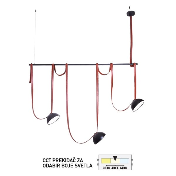 LED viseća lampa FK2100-30V BK/BR