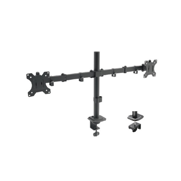 Xstand dual 10-32 Desk mount 2x 10-32,10 kg,Rotacija:360,Tilt 90,VESA100x100