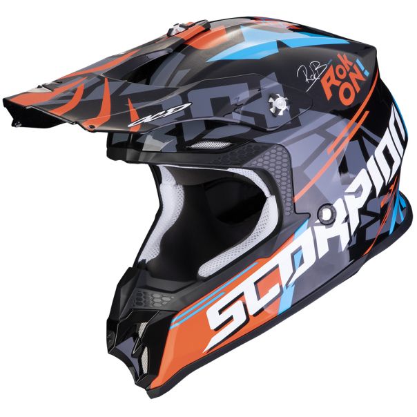 SCORPION Vx-16 evo air rok black orange