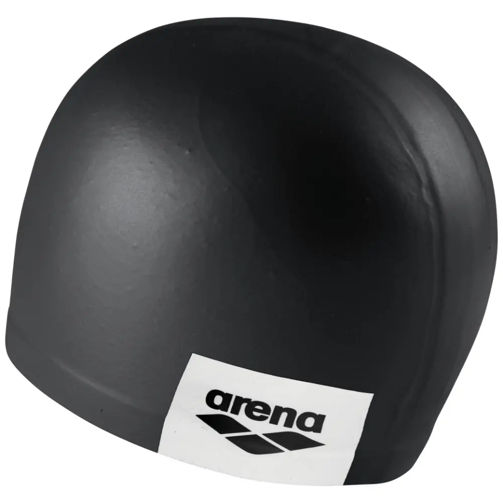 Arena Racing kapa za plivanje – Logo Moulded (Crna)