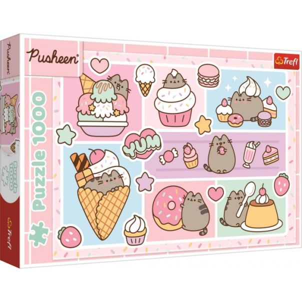 TREFL Puzzle Slatki Pusheen - 1.000 delova
