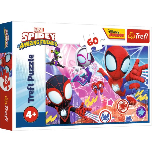 TREFL Puzzle Herojska avantura, Spidey - 60 delova