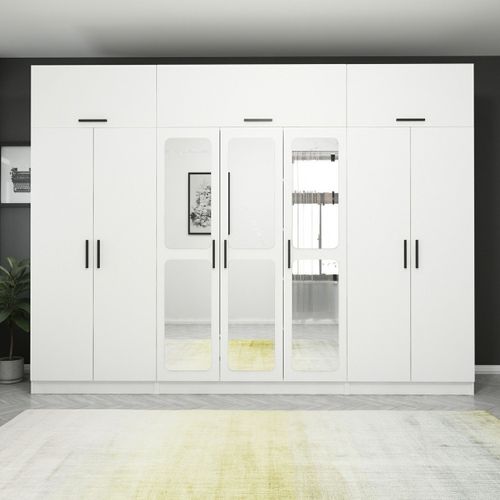Kale - 3101 White Wardrobe