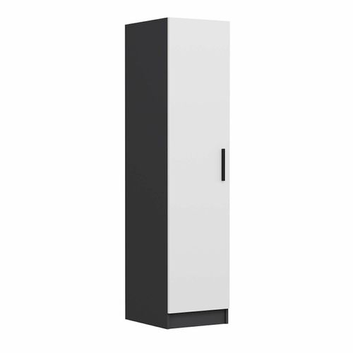 Minar Kale - 8703 White Anthracite Wardrobe