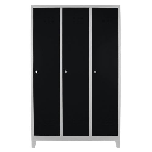 Js1012Sı Grey Black Locker Storage Cabinet
