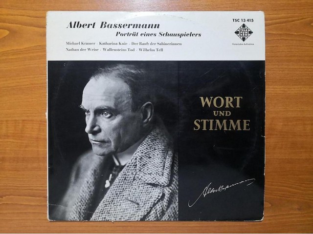 Albert Bassermann - Portrat Eines Schauspielers