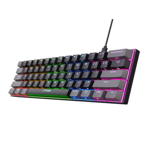 Tastatura TRUST GXT867 ACIRA 60% MINI - Gaming Tastatura