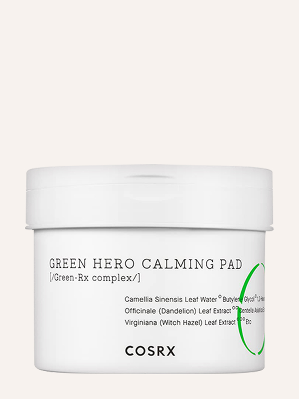 CosRX One Step Green Hero umirujući tupferi za lice 135ml/70 kom.