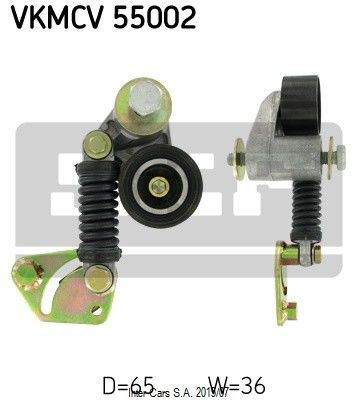 SKF VKMCV 55002 51958007394 zatezač remena za MAN F2000 D2866LF20/22,D2876 kamiona