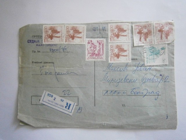KOVERAT:MALO CRNIĆE-BEOGRAD; 1987.GODINE