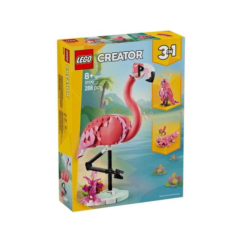 LEGO 31170 Divlje životinje: Ružičasti flamingo