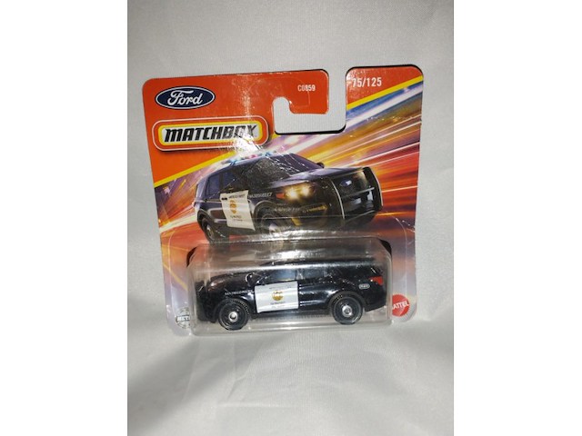 Matchbox Ford Police Interceptor Utility