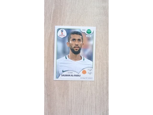 Panini Rusija Russia 2018 sličica broj 051