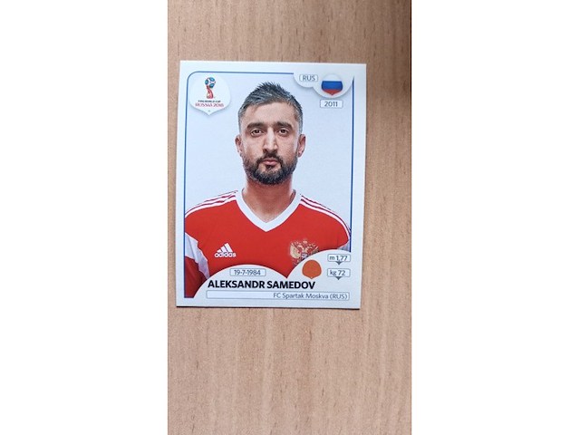 Panini Rusija Russia 2018 sličica broj 033
