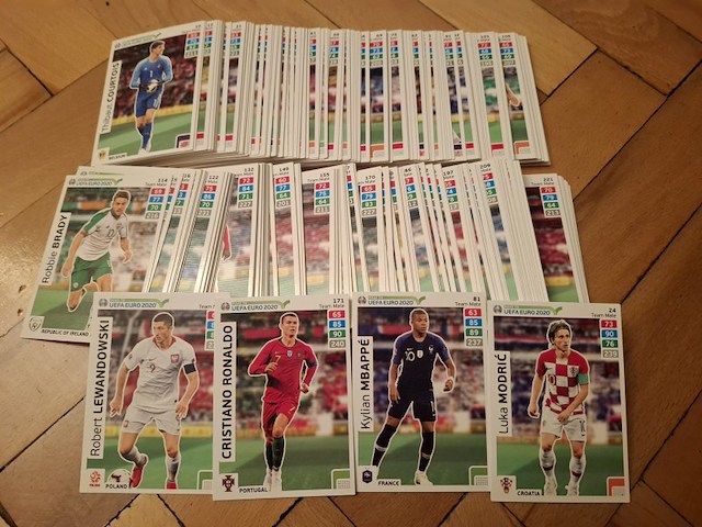 Set kartica Road to Euro 2020 (Panini) base (10-234)