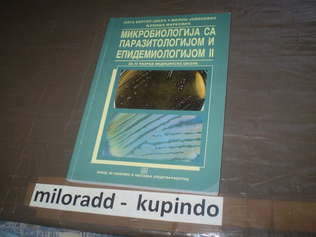 Mikrobiologija sa parazitologijom i epidemiologijom II